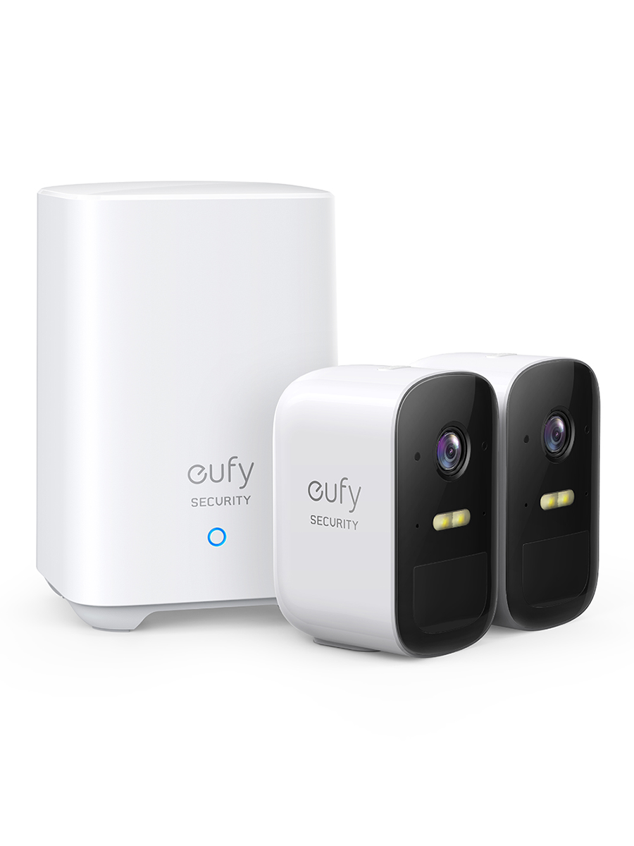 Buy the Eufy Cam 2C Pro 2K Security Kit 2 Pack - Telstra