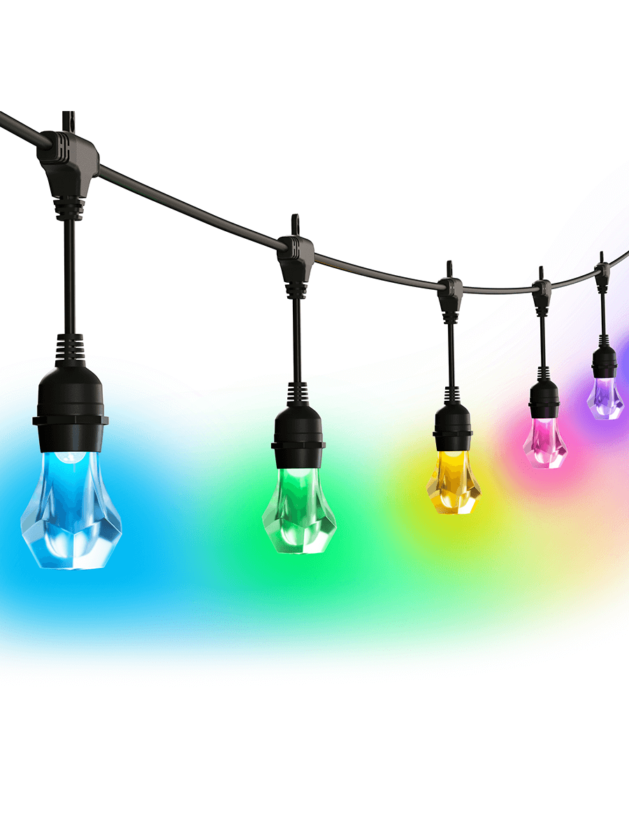 Buy the Nanoleaf Smart Outdoor String Light Kit 15m - Telstra