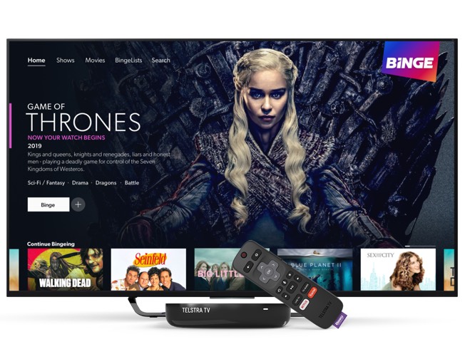 Live sport & movie streaming from Telstra